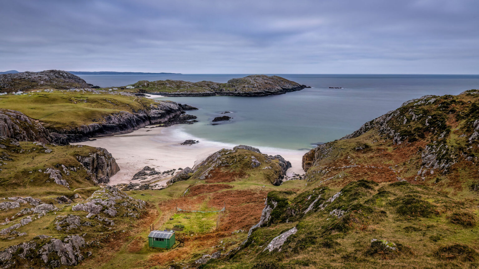 Photo of the Fishing Bothy at Loch Stack, Assynt - buy a print.