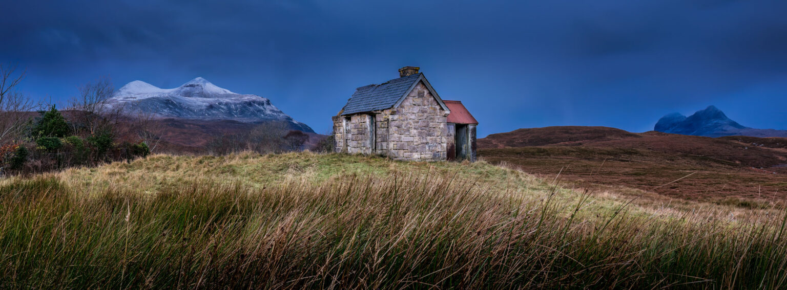 Photo of Elphin Bothy - buy a fine art print.